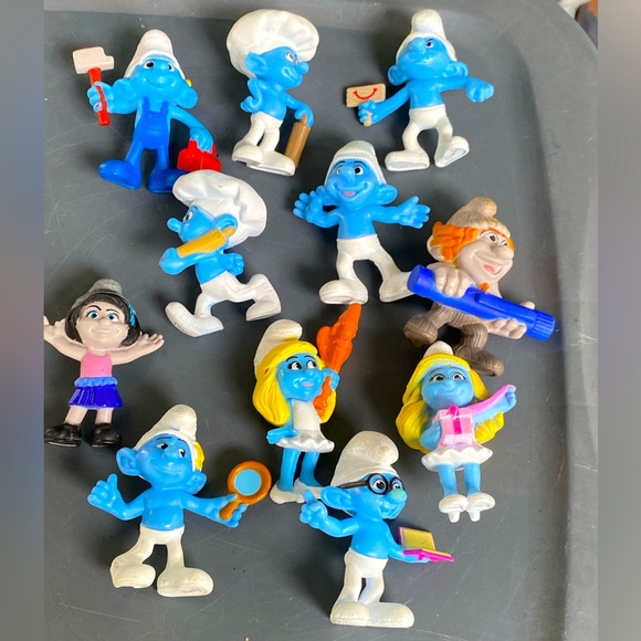 Other | Smurfs Figures Lot Of 11 Different Characters | Poshmark